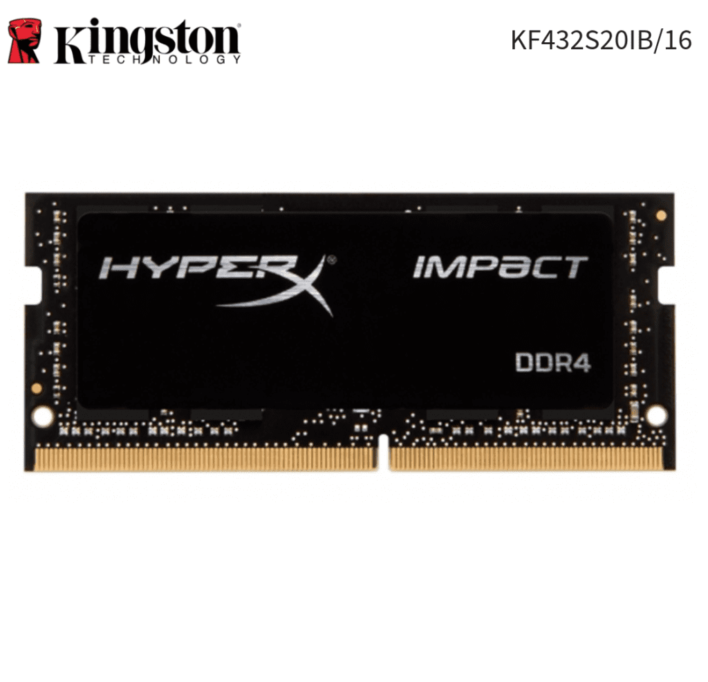 MEMORIA SODIMM KINGSTON HYPER IMPACT 16GB DDR4 3200 MHZ PC4-25600 CL - KF432S20IB/1620 1.2V ...